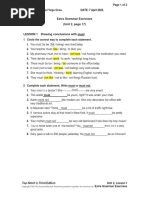 Unit 1 General Test: Listen To The Conversations. Then Choose The Word ...