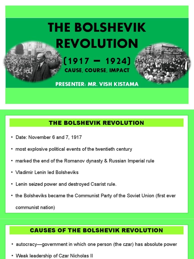 The Bolshevik Revolution | PDF