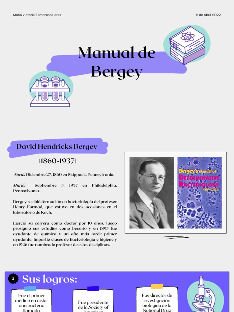 Manual de Bergey | PDF | Las bacterias | Microscopía
