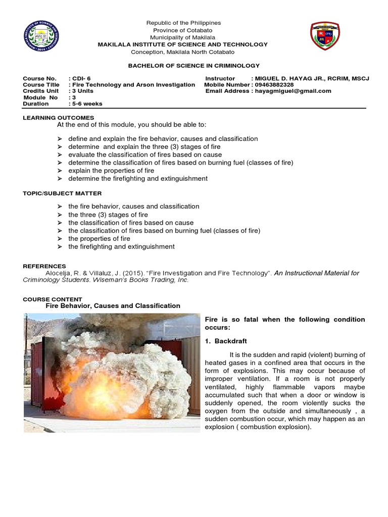 Module - 3 Fire Technology | PDF