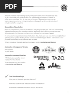 Barista Training Program Guide | PDF | Starbucks | Coffee