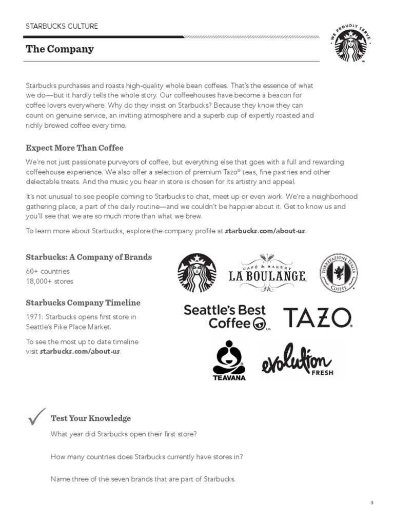 Starbucks Manual | PDF | Coffee | Drink