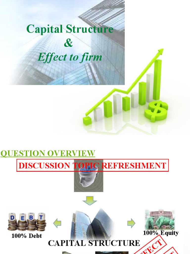 Capital Structure Presentation (Master Slide) | PDF | Capital Structure ...
