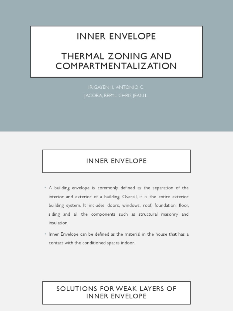 Thermal Zoning and Compartmentalization | PDF | Building Insulation ...