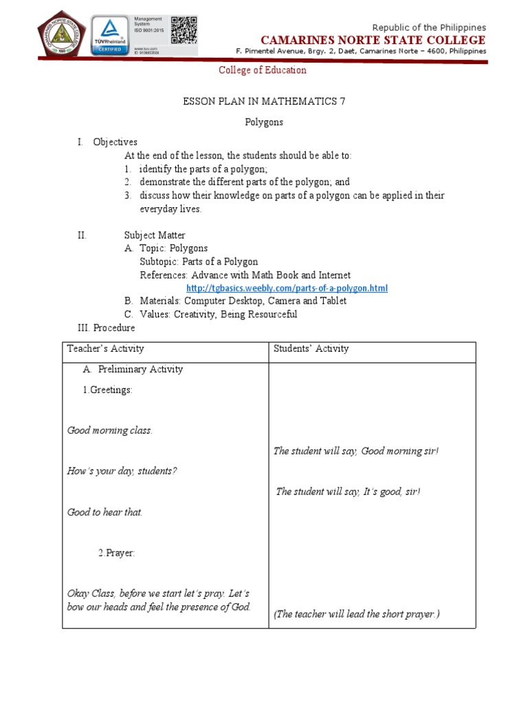 Parts Of A Polygon Pdf Vertex Geometry Angle