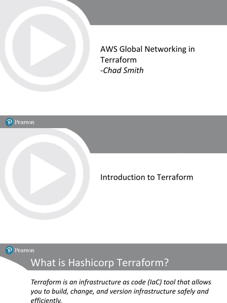 Aws Global Networking in Terraform 21221643211015636 | PDF