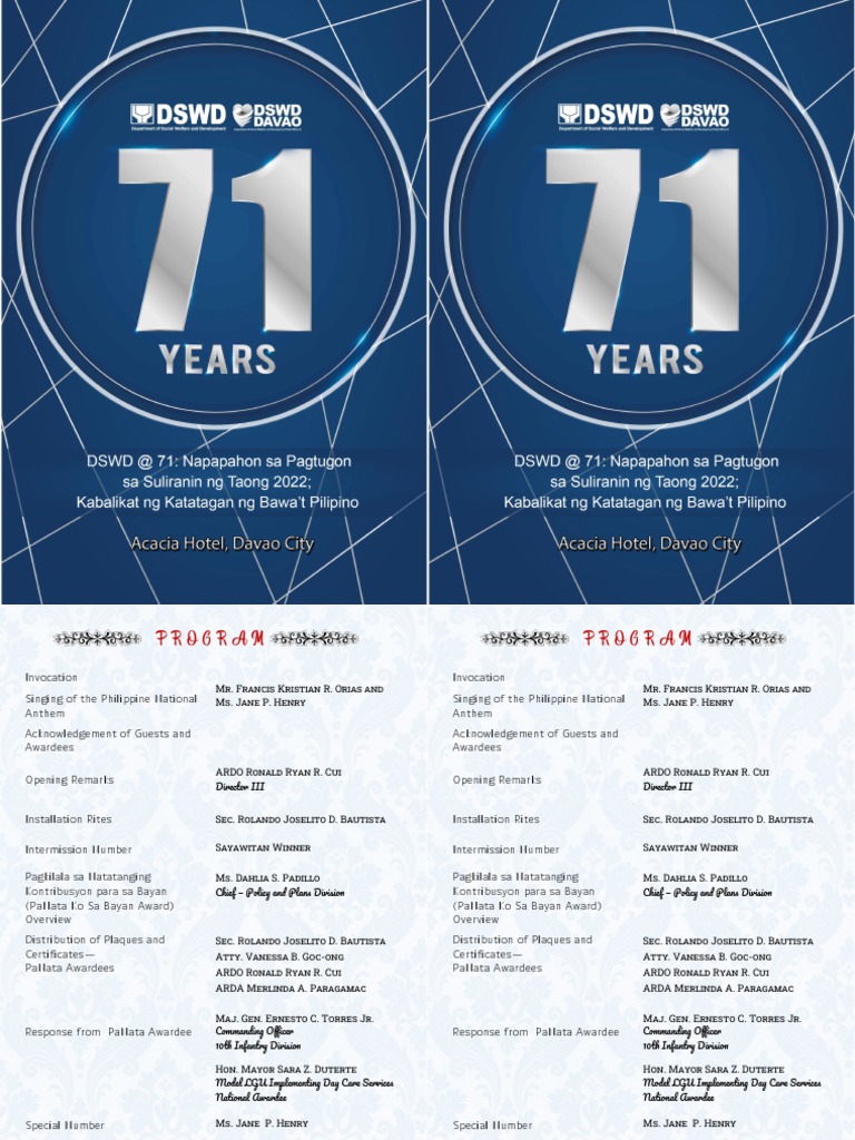 Invitation Program - For Flipbook | PDF