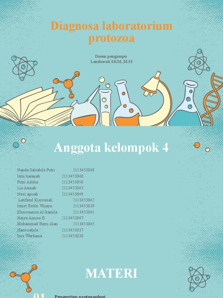 Pemeriksaan Lab Protozoa Kel 4 | PDF