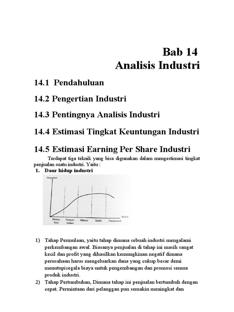 Bab 14 Analisis Industri | PDF