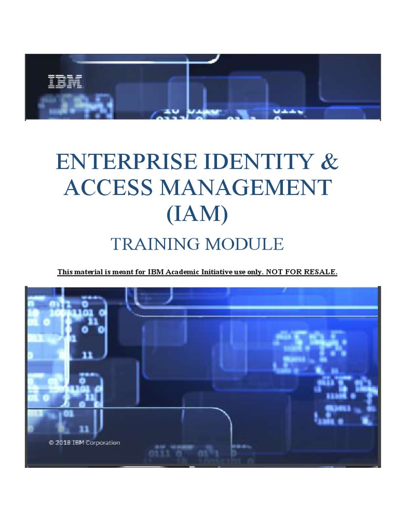 Enterprise IAM TrainingModule v1 | PDF