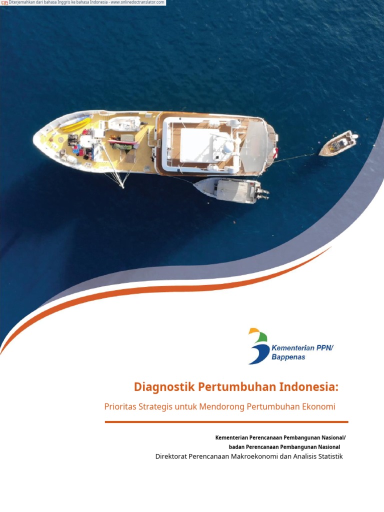 (Bappenas - Eng Ver) Indonesia Growth Diagnostics - Strategic Priority To Boost Economic Growth ...
