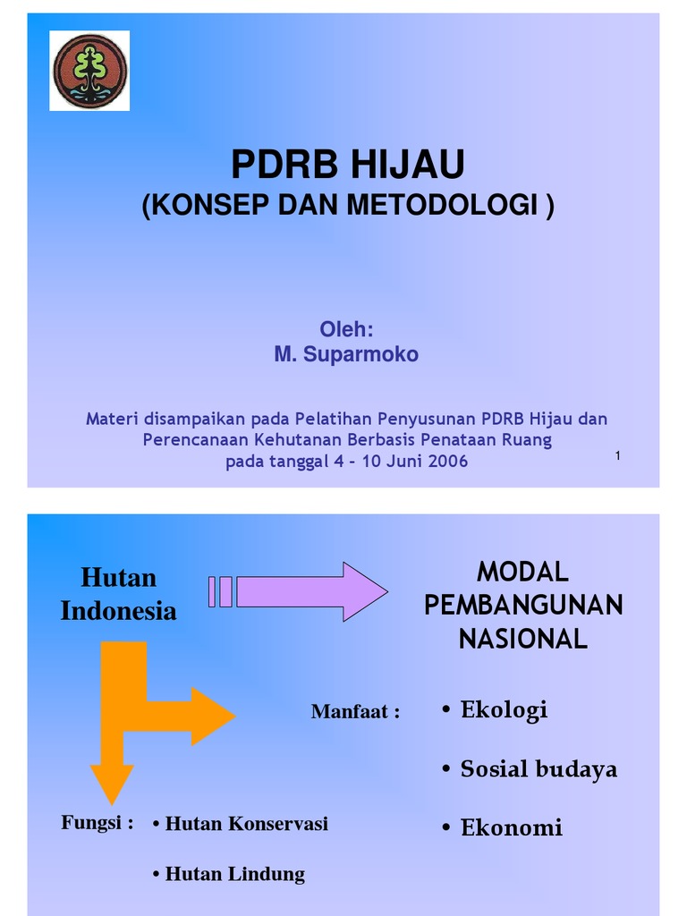 Konsep Dan Metodologi PDRB I | PDF