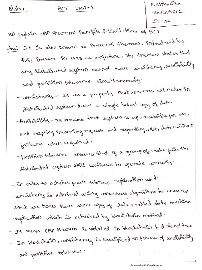 BCT Mid1 Assignment | PDF