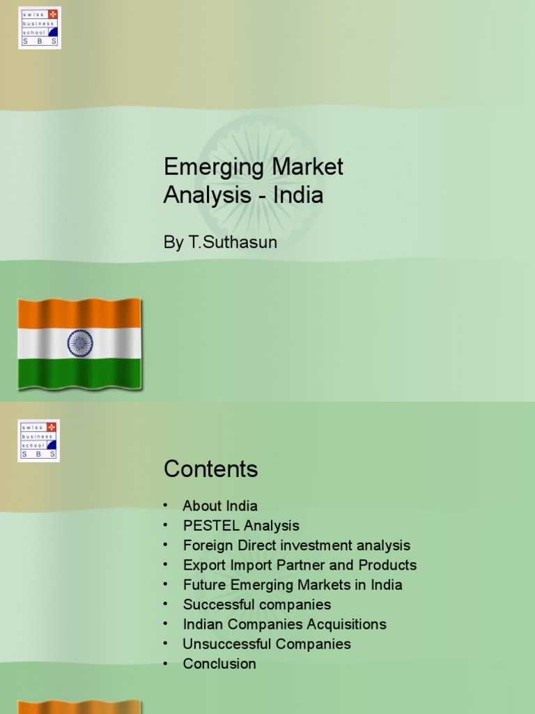India Emerging Market Analysis Report | PDF | Gross Domestic Product ...