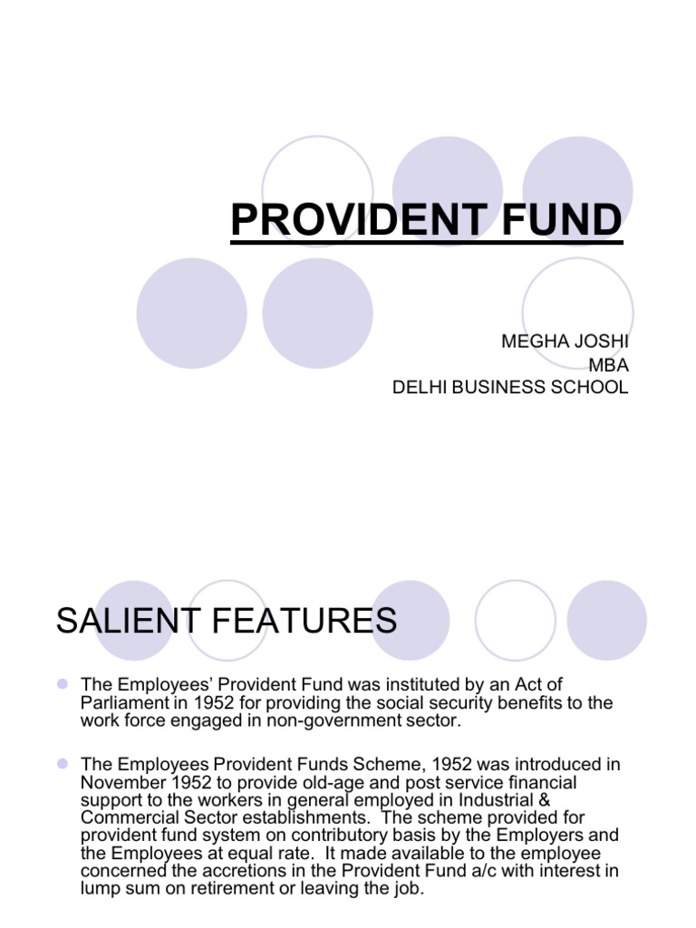 Provident Fund | PDF | Retirement | Employment
