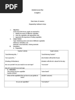 Detailed Lesson Plan Grade 1 English | PDF | Teachers | Lesson Plan