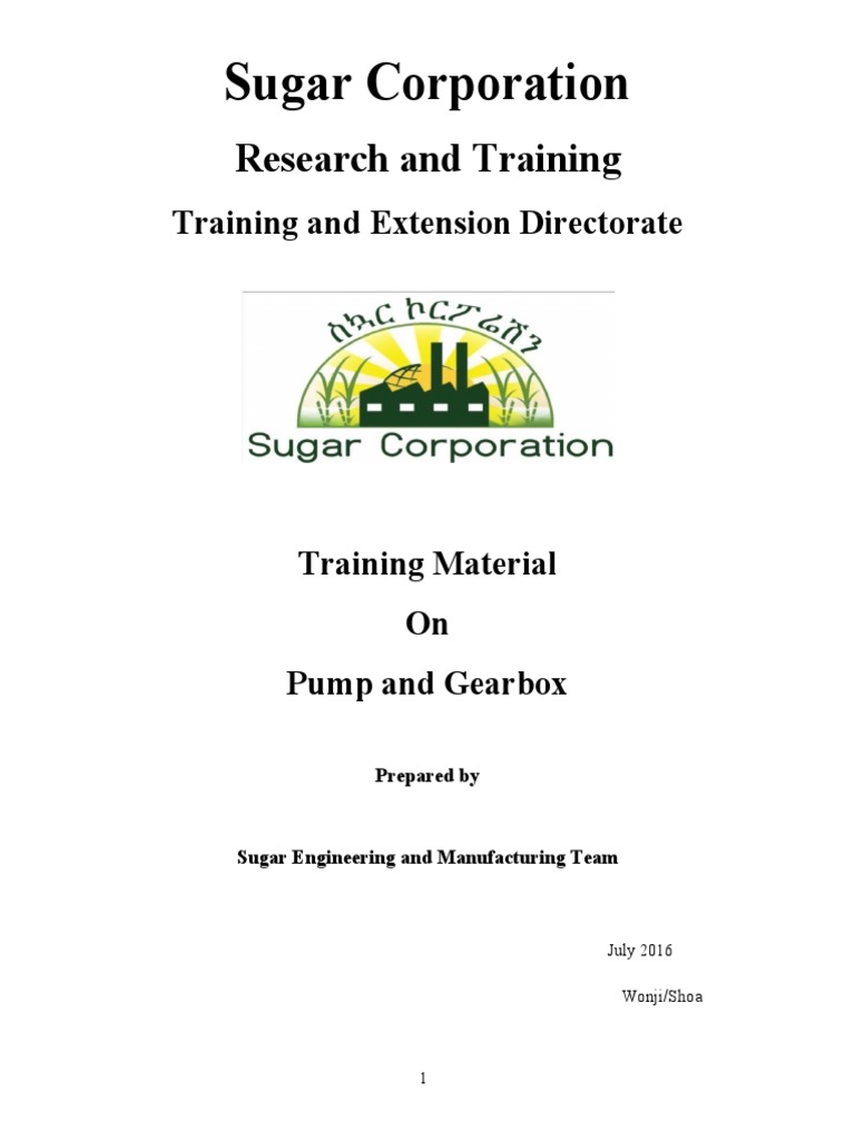 Training Material On Pump Operation | PDF