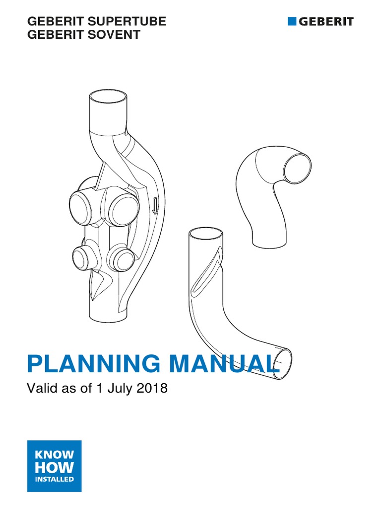 Geberit Supertube Sovent Planning Manual | PDF