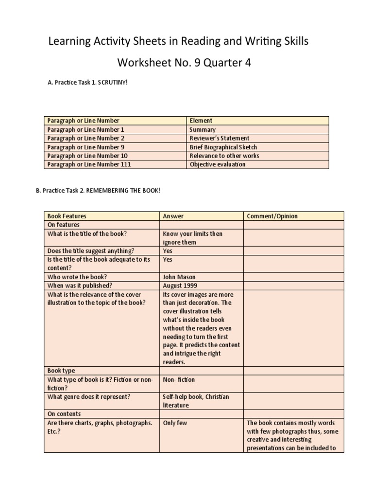Reading and Writing Skills Module 9 | PDF