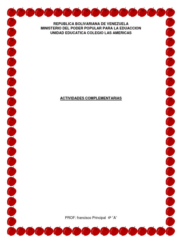 Guia Complementaria 4to A | PDF