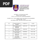 UITM Internship Presentation Overview | PDF