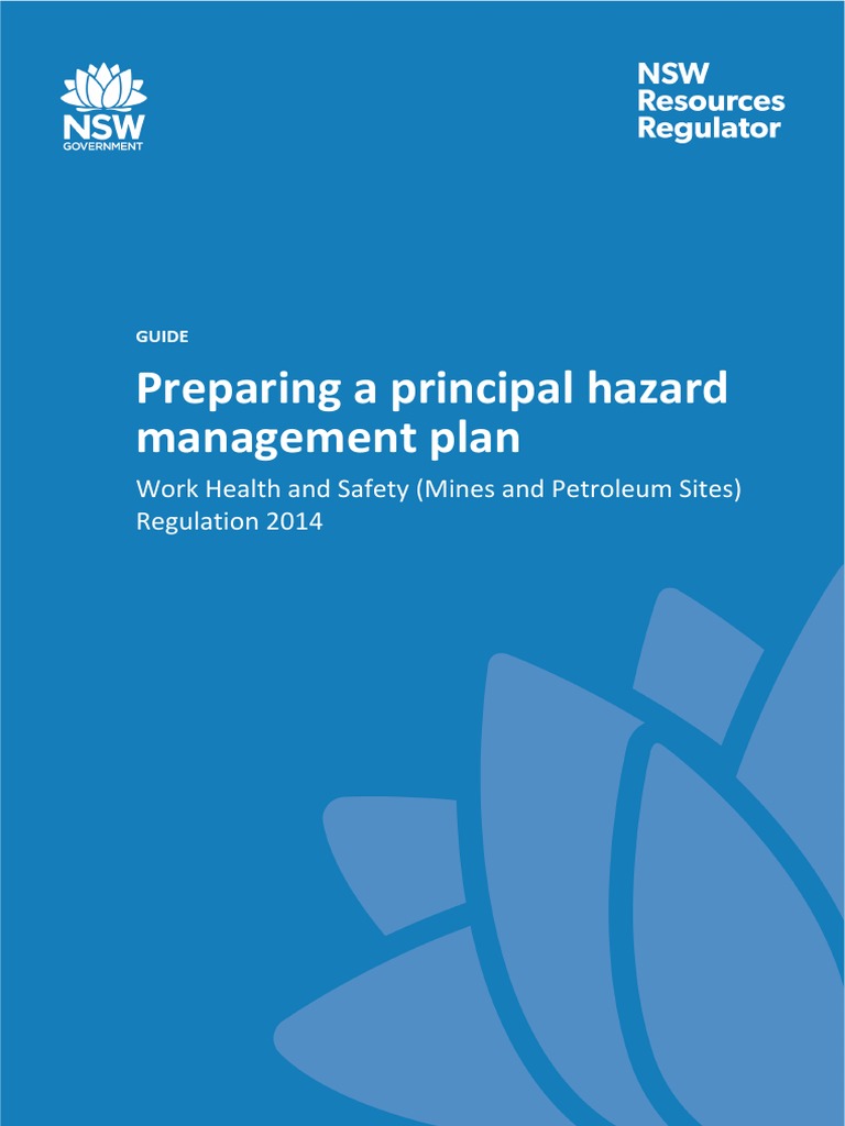 Guide Preparing A Principal Hazard Management Plan | PDF | Risk ...
