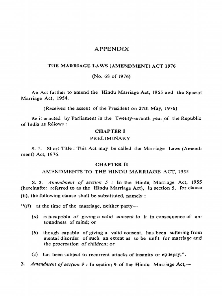 Amendment Act of 1976 | PDF | Annulment | Justice