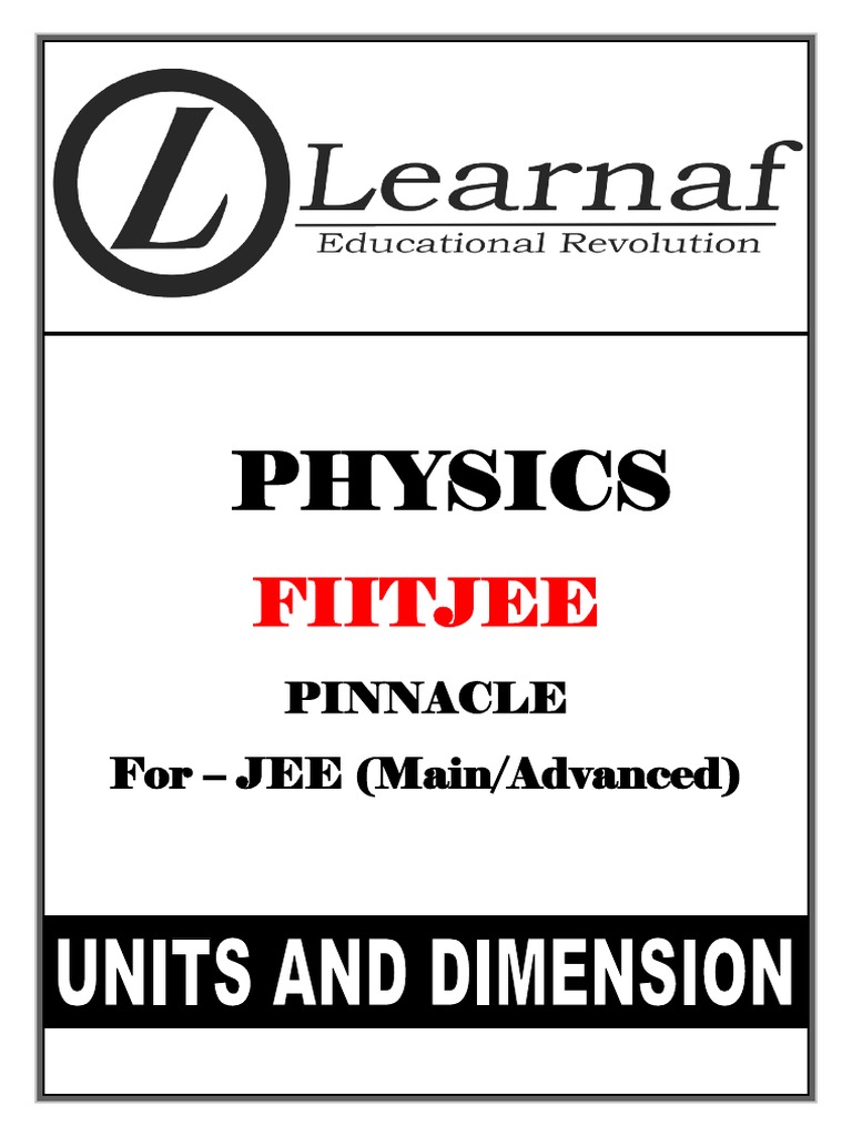 Physics: Fiitjee | PDF | Force | Nuclear Physics