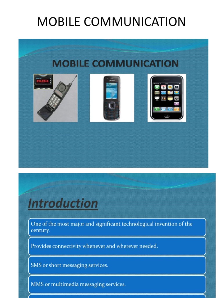 Mobile Communication | PDF