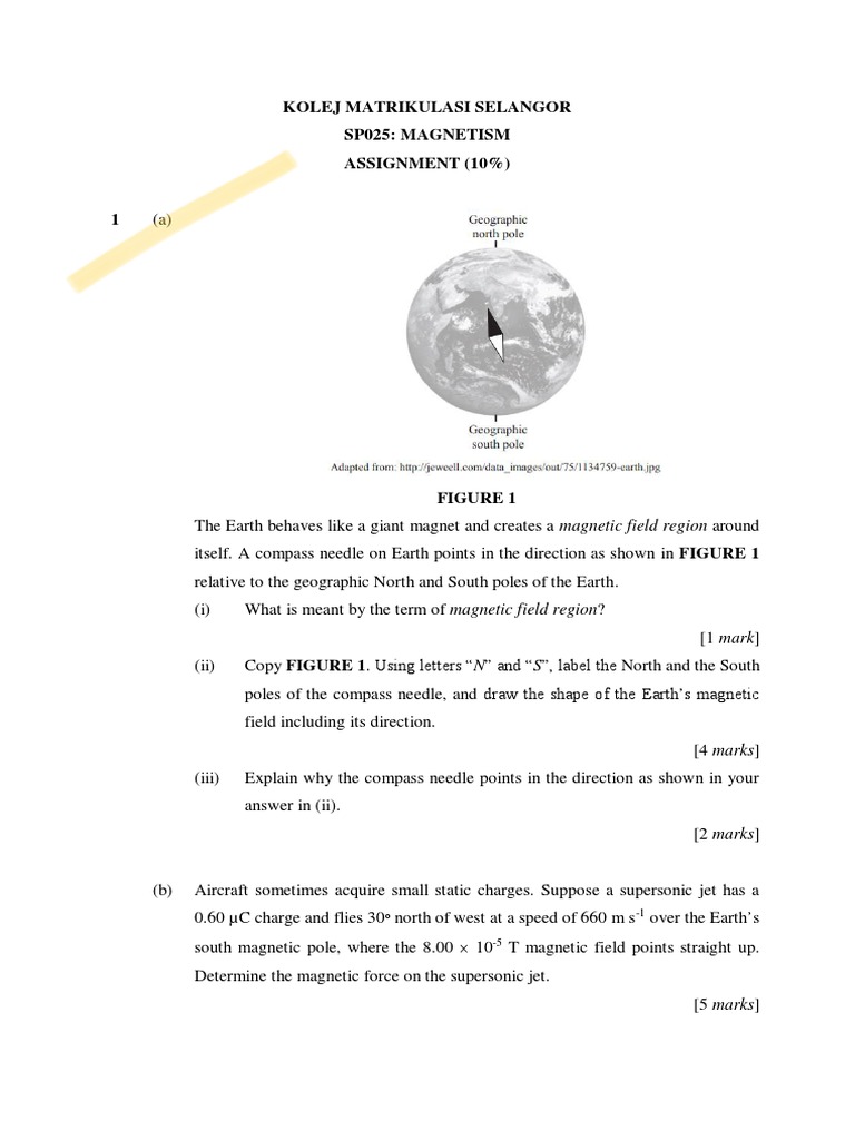 SP025 Physics Assignment Question | PDF