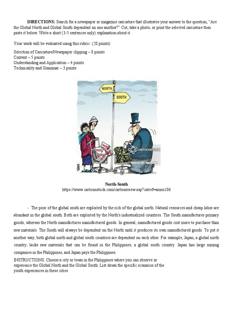 DIRECTIONS: Search For A Newspaper or Magazine Caricature That ...