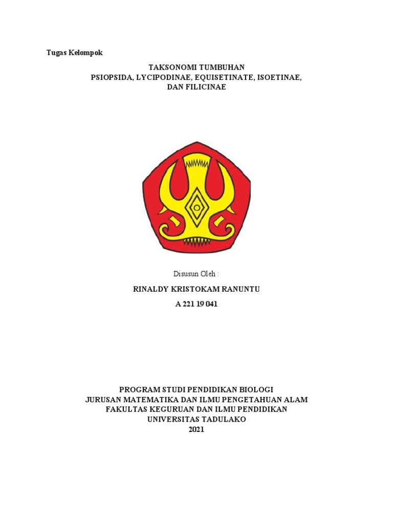 Struktur dan Reproduksi Tumbuhan Paku | PDF