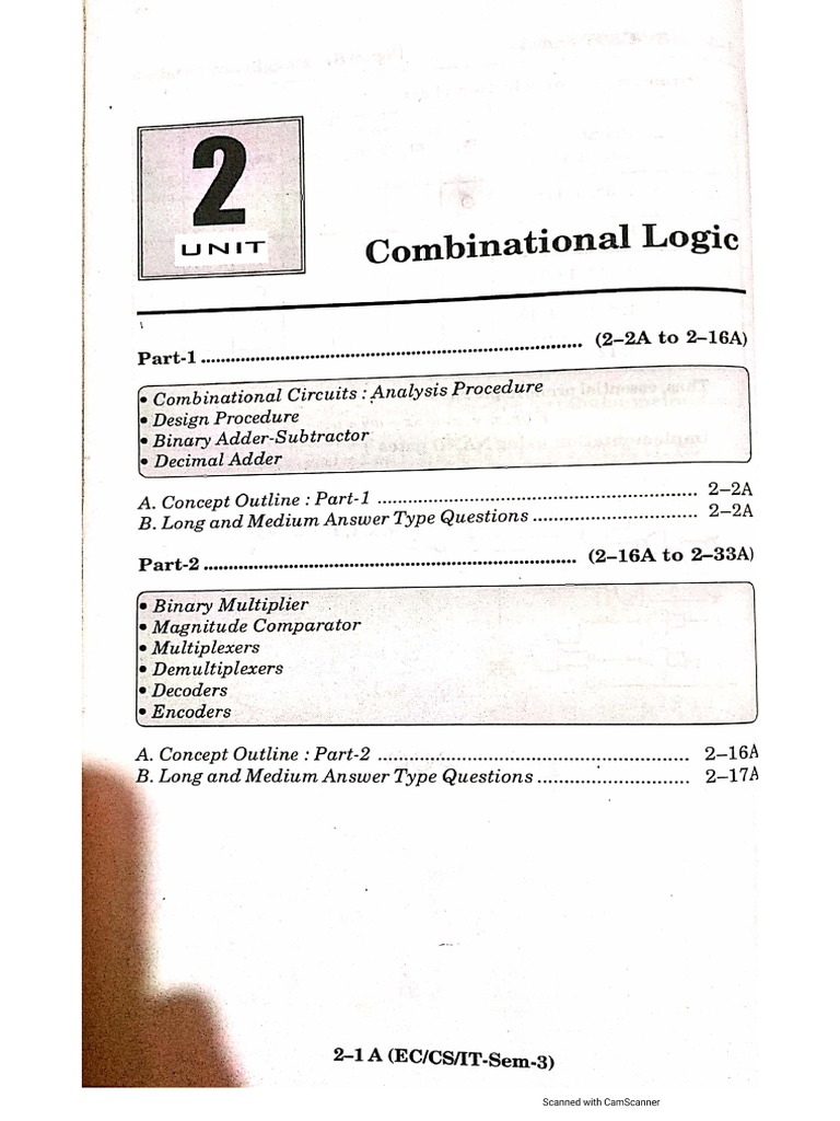 DLD Unit-2 Quantum | PDF