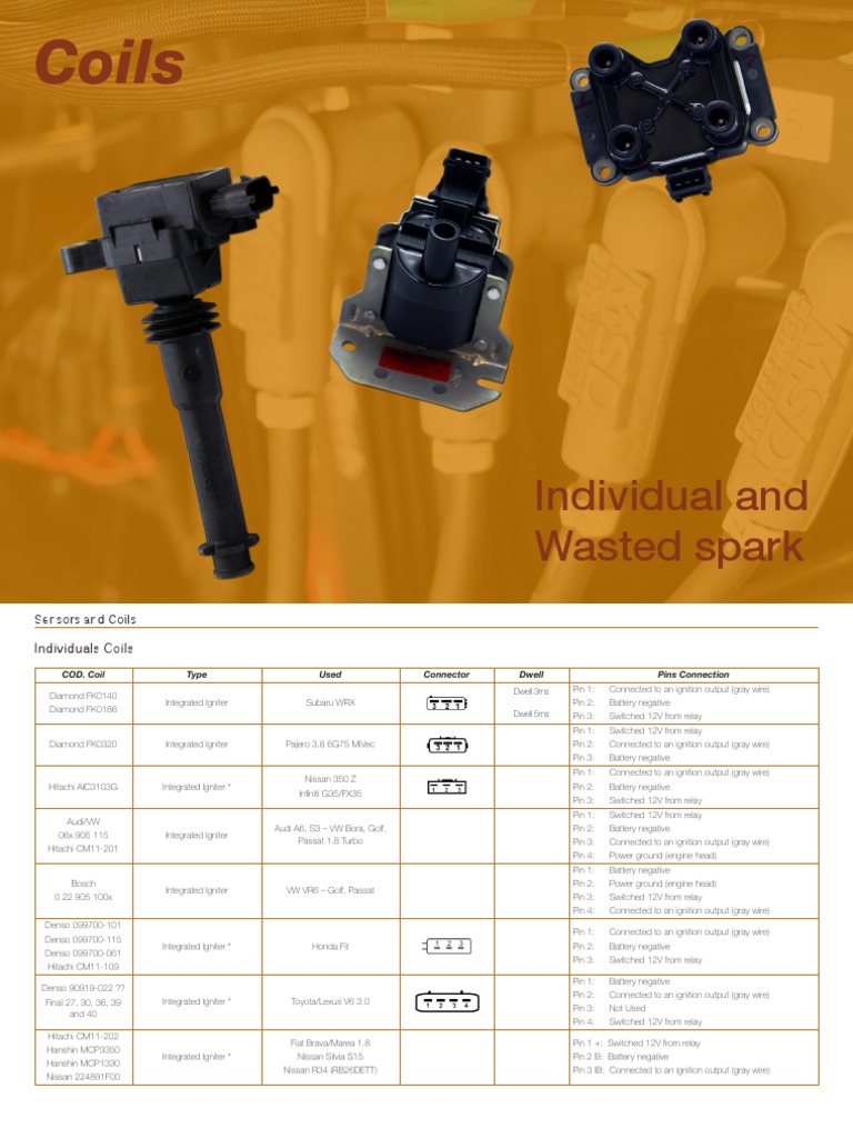 Coils: Individual and Wasted Spark | PDF | Ignition System | Relay