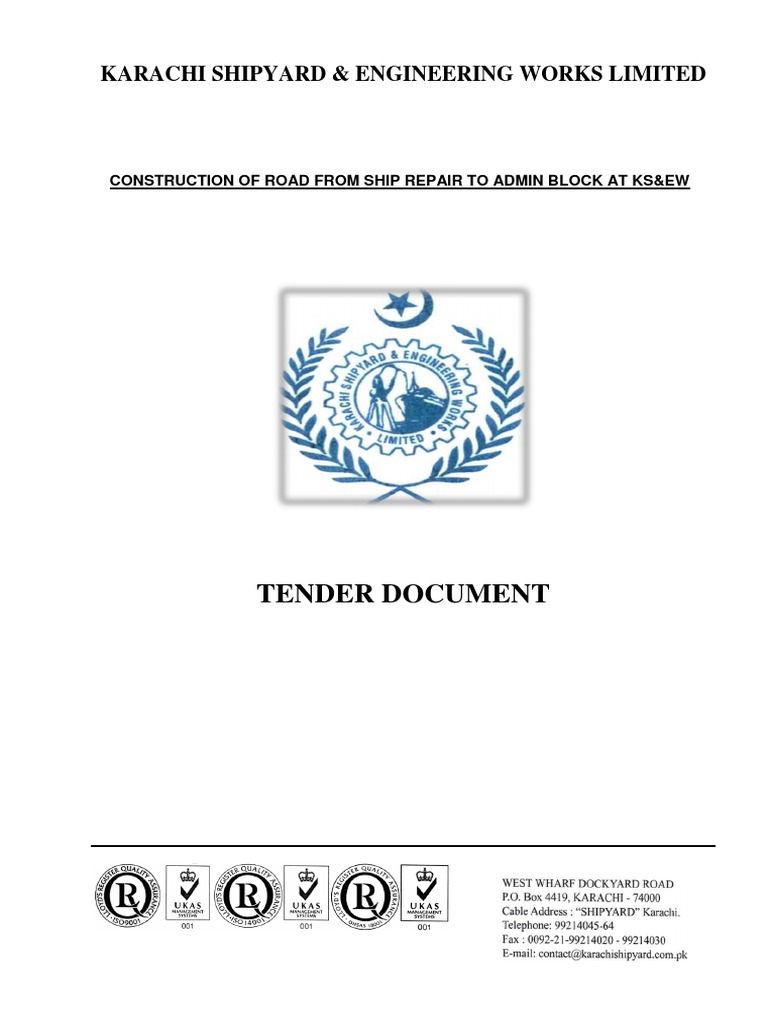 Roadmap to Completion: Tender Documents for the Construction of a Road ...