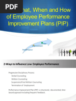 Performance Improvement Plan (PIP) Step-by-Step Guide | PDF ...