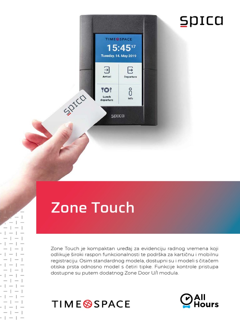 TS Zone Touch BIH A4 Bro Ura V Delu 01 | PDF