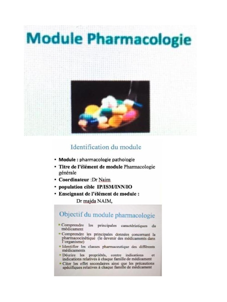 Pharmacologie ?? | PDF