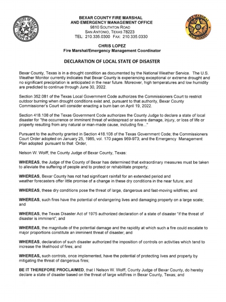 Disaster Declaration 04122022final | PDF