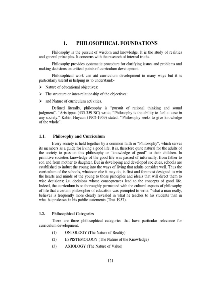 Unit 2 Foundations of Curriculum | PDF | Curriculum | Psychology