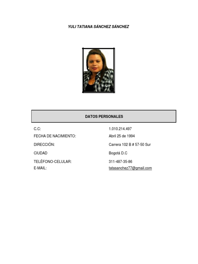 Yuli Tatiana Sánchez Sánchez 22 | PDF