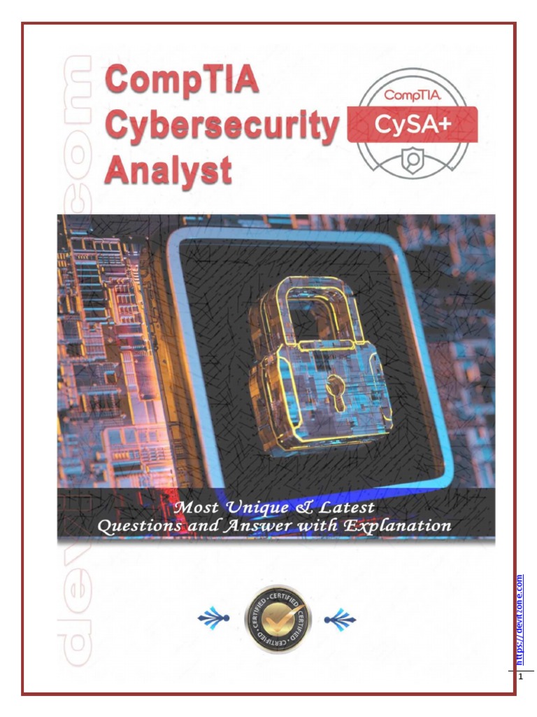 CompTIA CySA+ CS0-002 Exam Guide | PDF | Information Technology ...