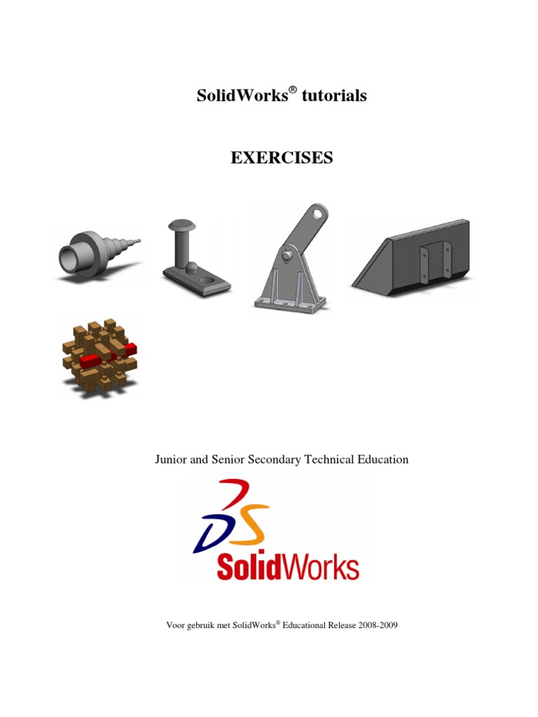 Microsoft Word - SolidWorks - Practice Tasks 1-5 - Eng | PDF | Students ...