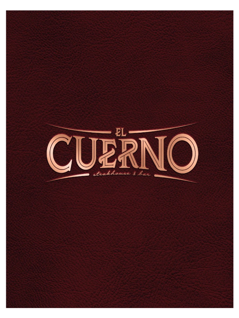 MENÚ EL CUERNO FINES DE SEMANA Mar 2022 | PDF