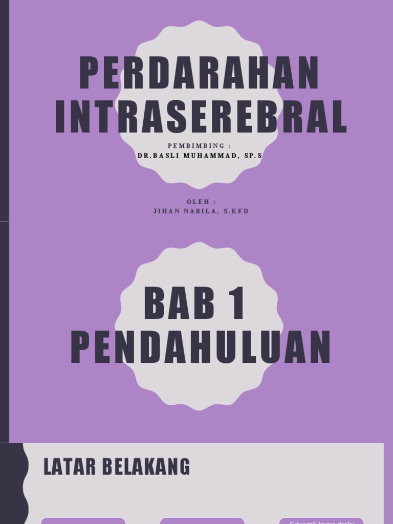 Perdarahan Intraserebral | PDF