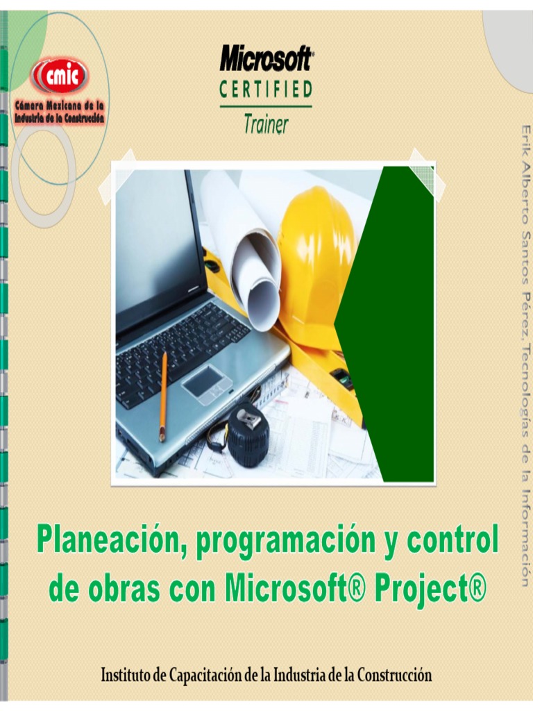 Planeación, Programación y Control de Obra Con Microsoft Project 2016 | PDF