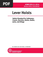 Asme B30.2 2022 | PDF | Crane (Machine) | Brake