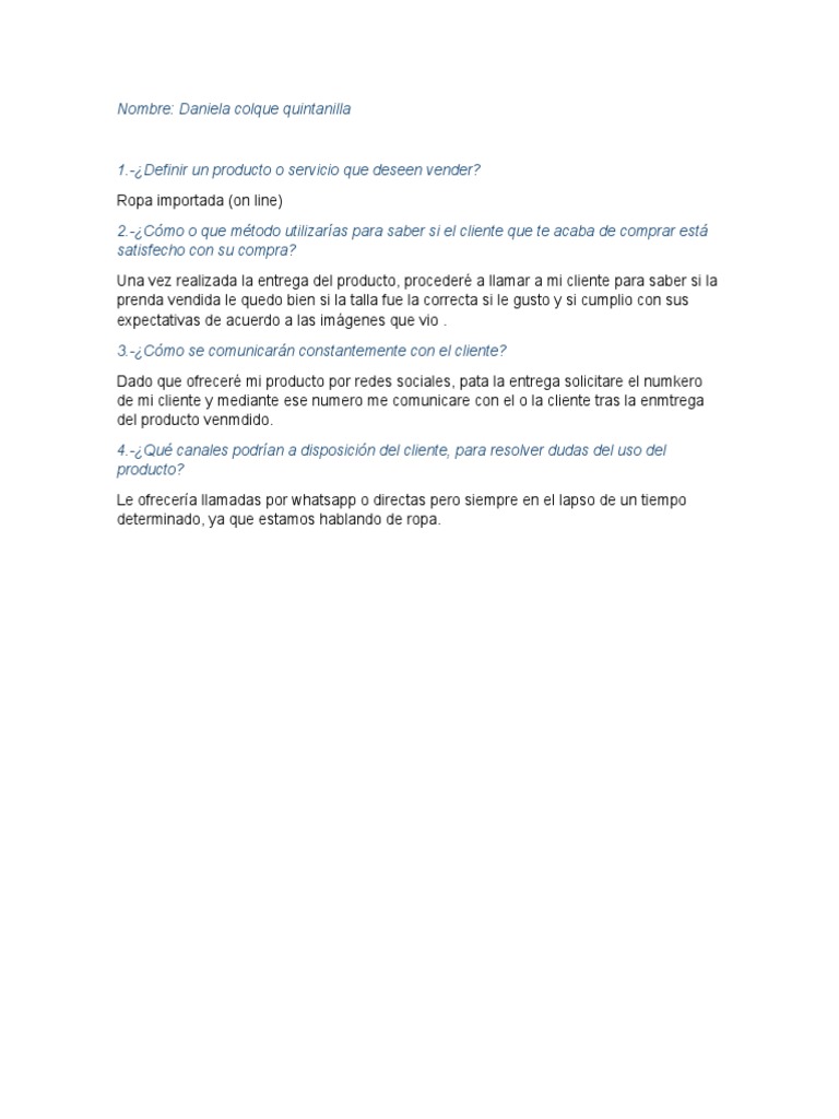 Practica Rápida Postventa | PDF