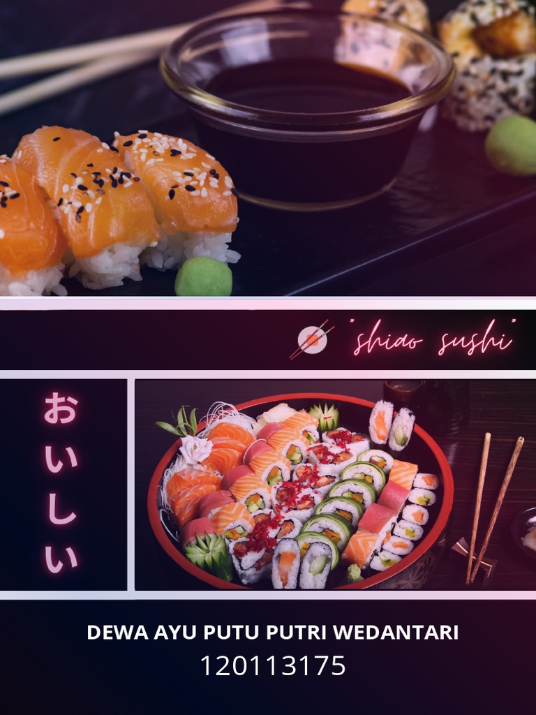 Shiao Sushi: Kuliner Jepang Terjangkau di Seminyak | PDF | Memasak ...