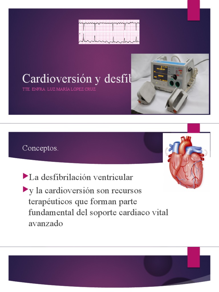 Cardioversión y Desfibrilación | PDF | Ciencia y matemáticas